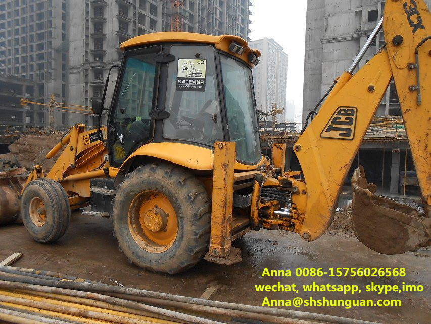 Hydraulic Systems Used Backhoe Loader 25 Km / H Reverse Speed No Oil Leak